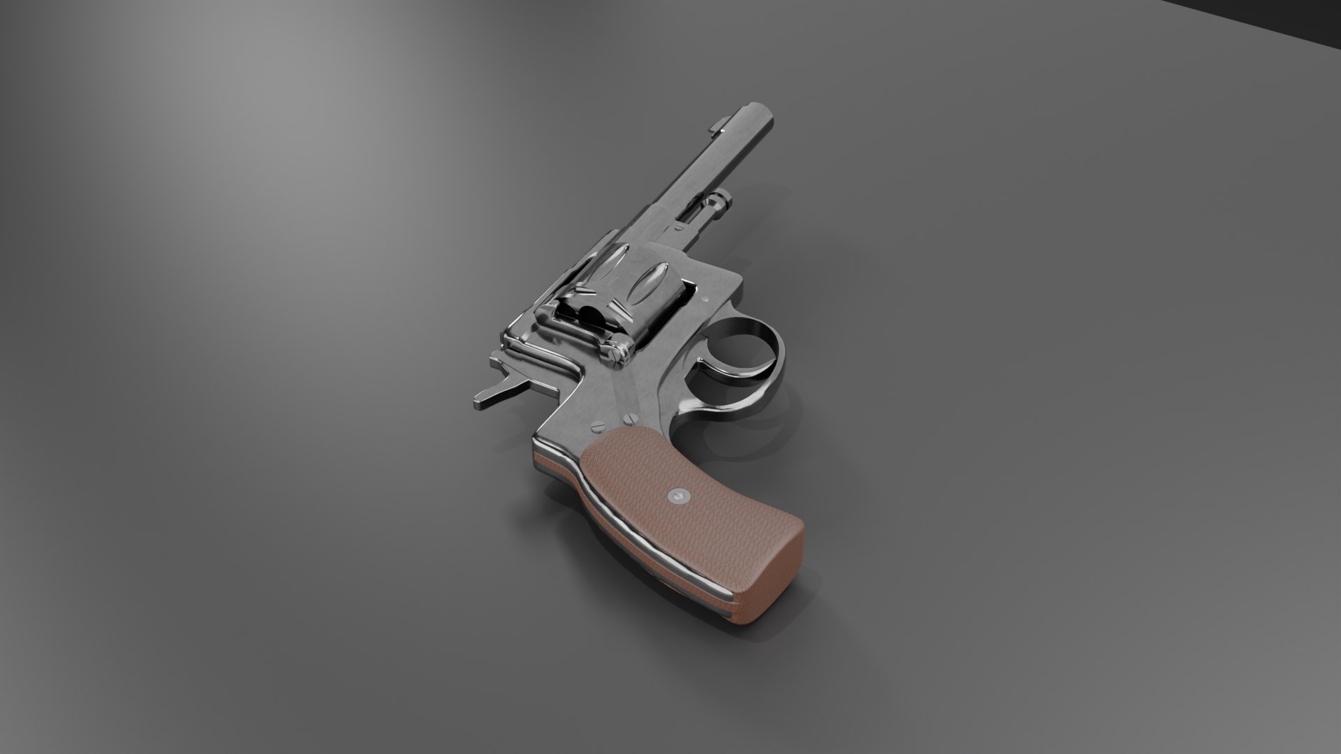 Revolver Nagan 3D - TurboSquid 2156606
