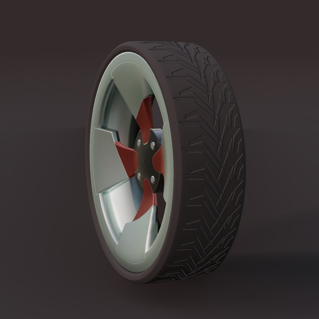 3D Sports Car Wheel 1 - TurboSquid 1451650