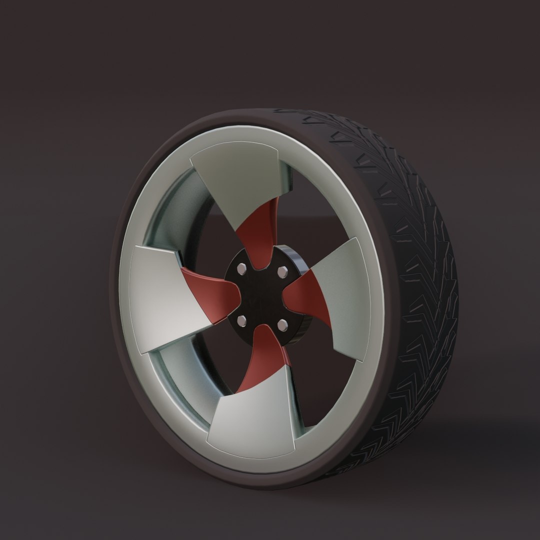 3D Sports Car Wheel 1 - TurboSquid 1451650