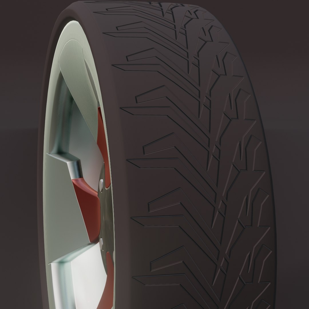 3D Sports Car Wheel 1 - TurboSquid 1451650