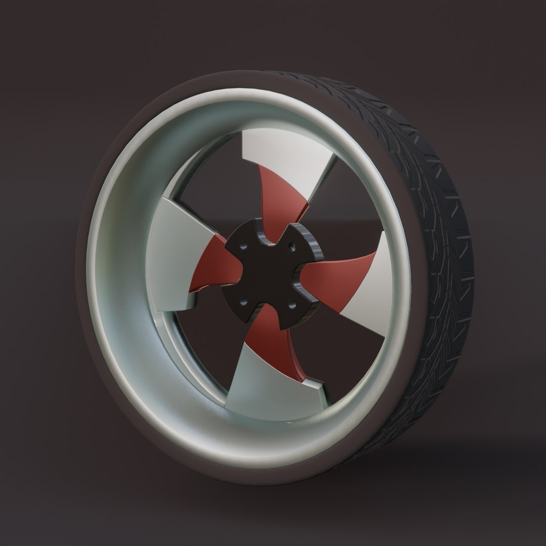 3D Sports Car Wheel 1 - TurboSquid 1451650