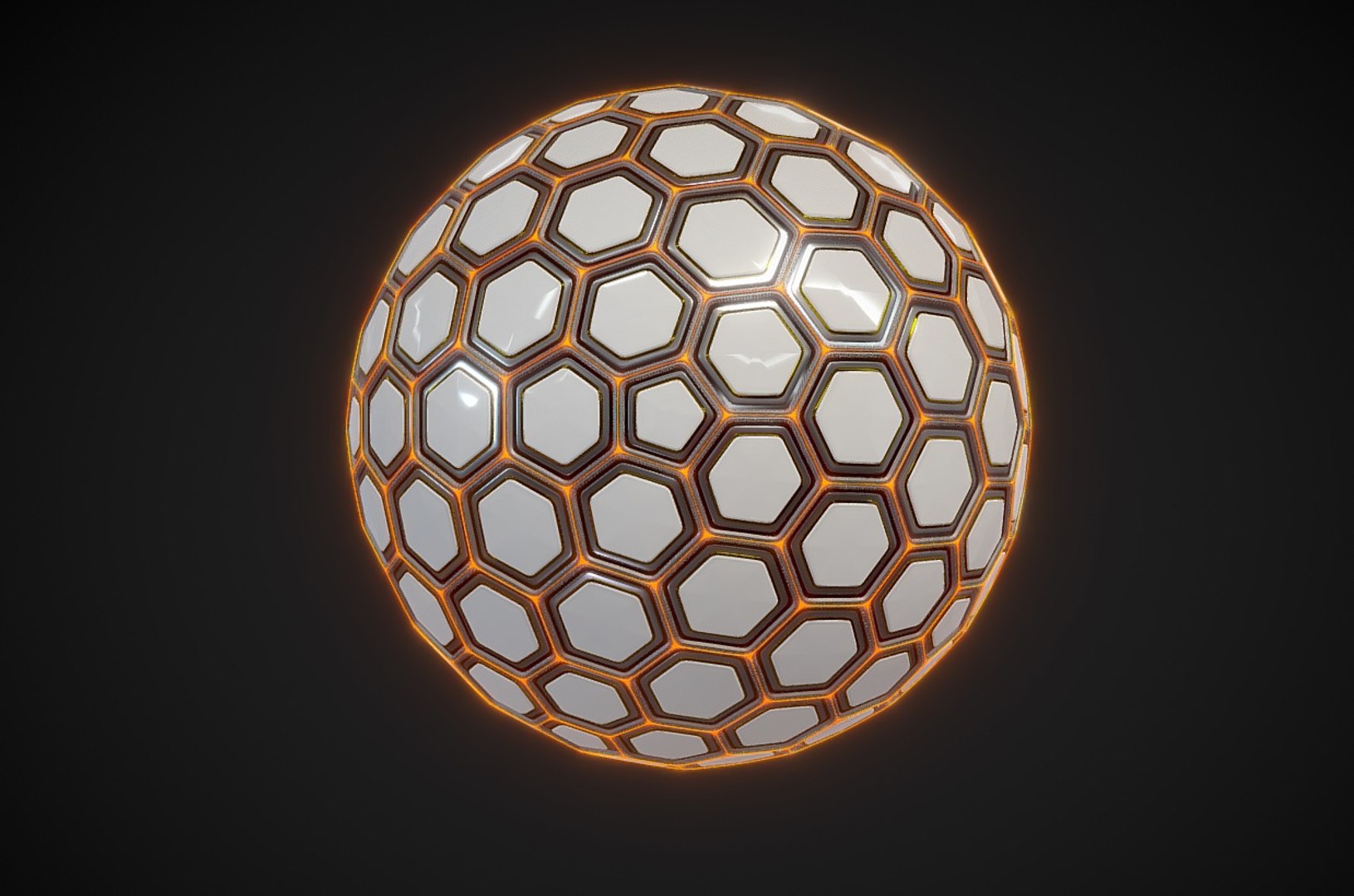 Abstract spherical object 3D model - TurboSquid 1376380
