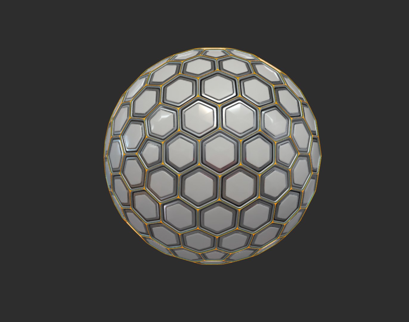 Abstract spherical object 3D model - TurboSquid 1376380