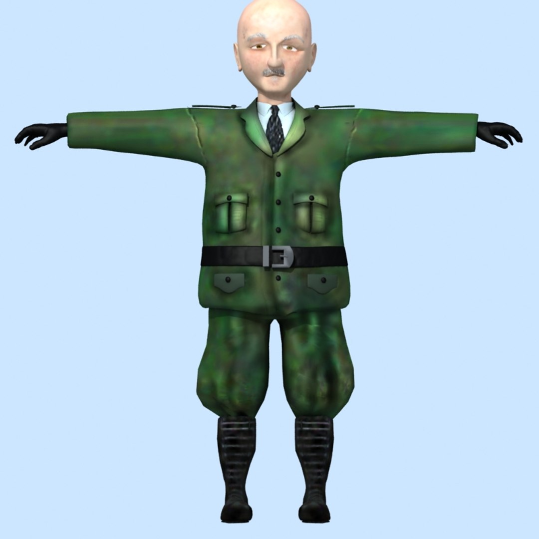army general 3d max
