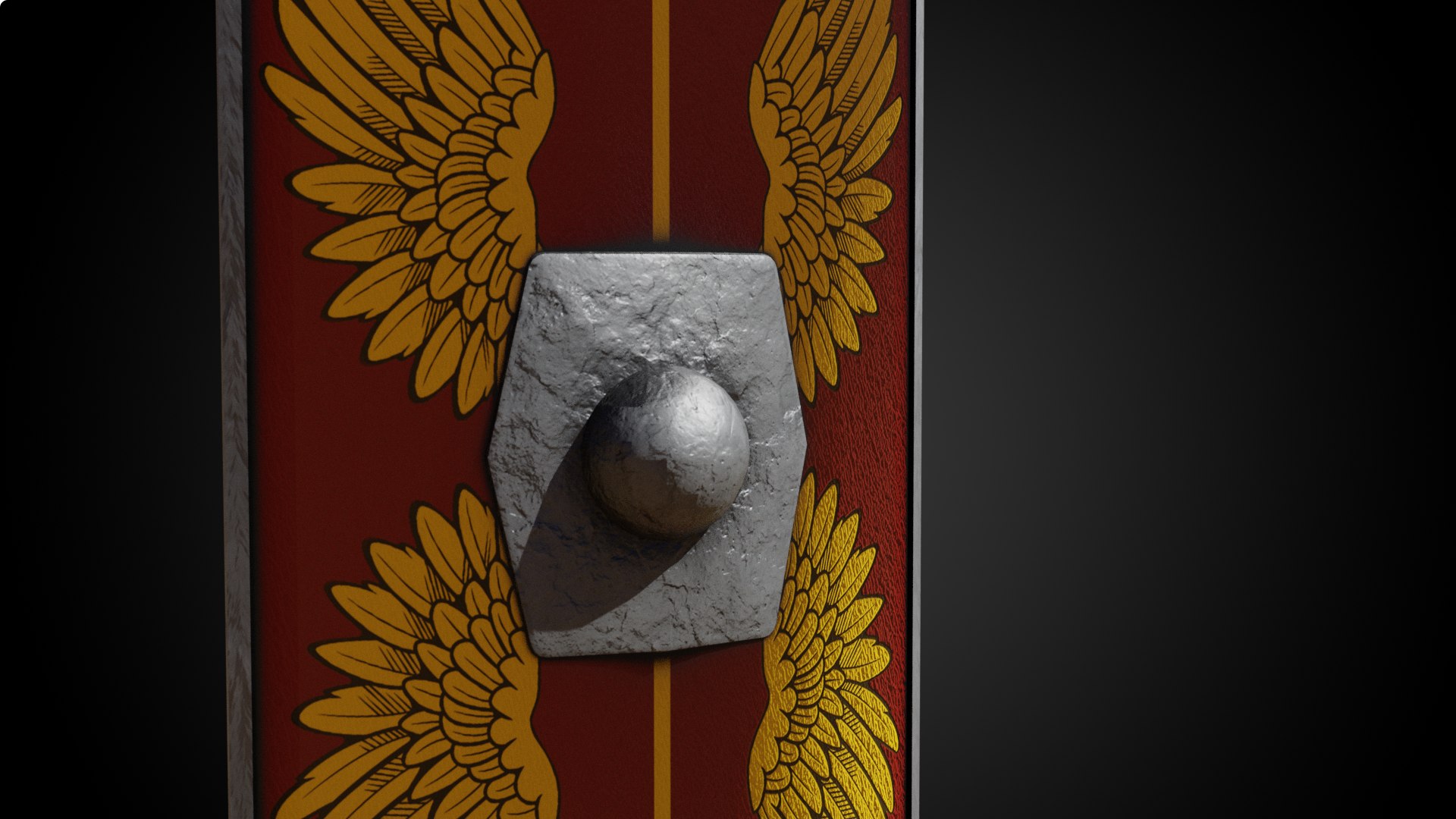 Roman Scutum Shield 3D Model - TurboSquid 1711574