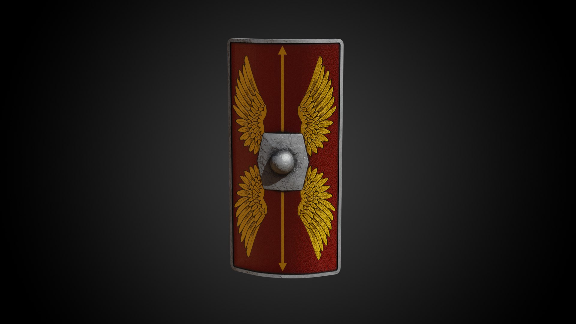 Roman Scutum Shield 3D Model - TurboSquid 1711574