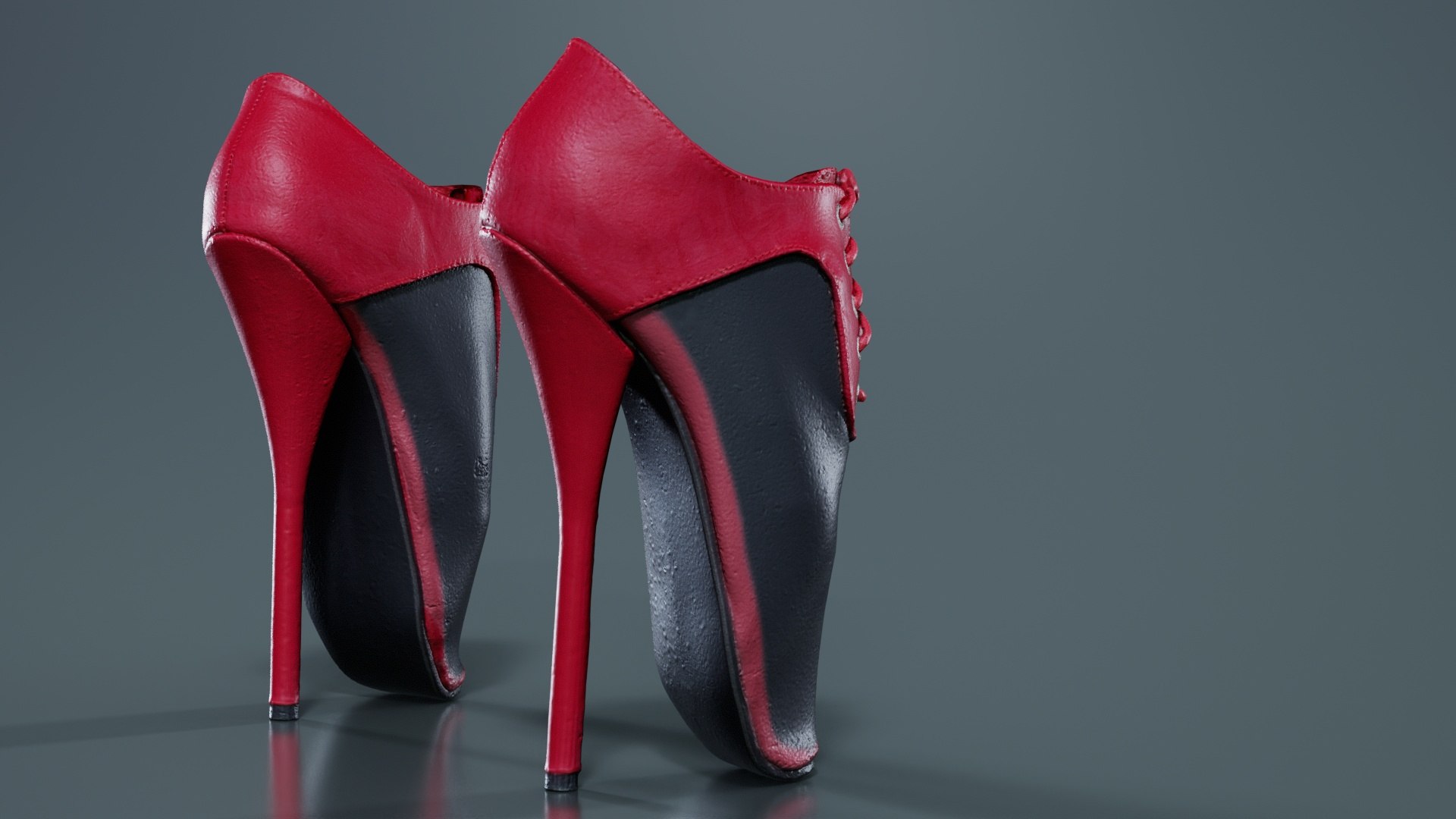 Transparant Ballet Heels Remastered 3D - TurboSquid 2361236