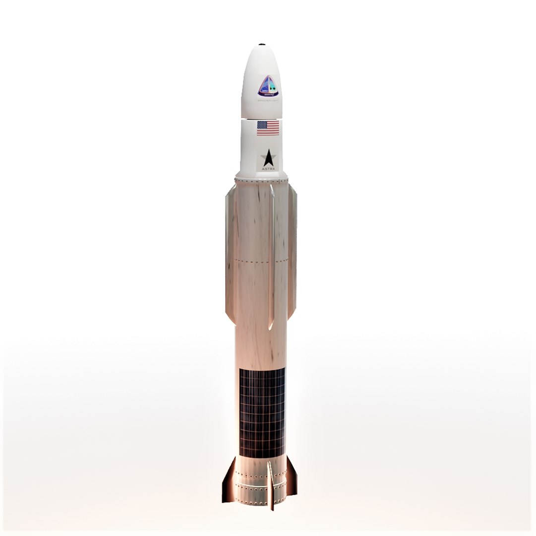 Astra Rocket Model 3 3D 모델 - TurboSquid 2104992