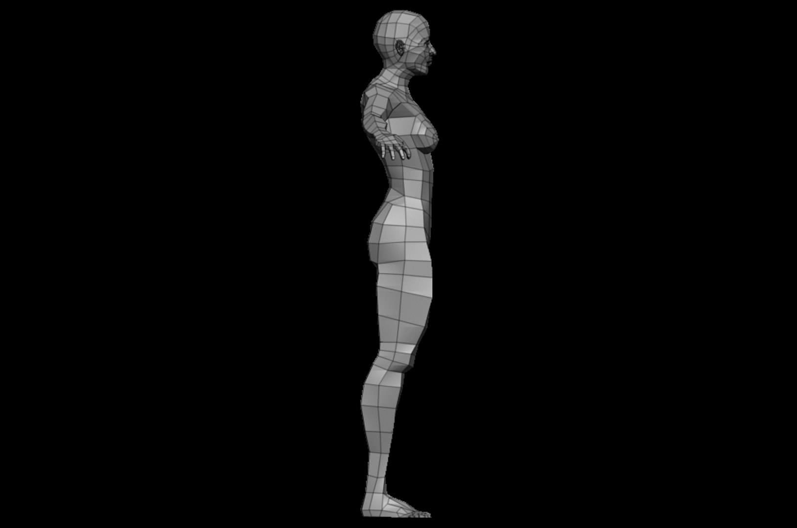 3d model female mesh