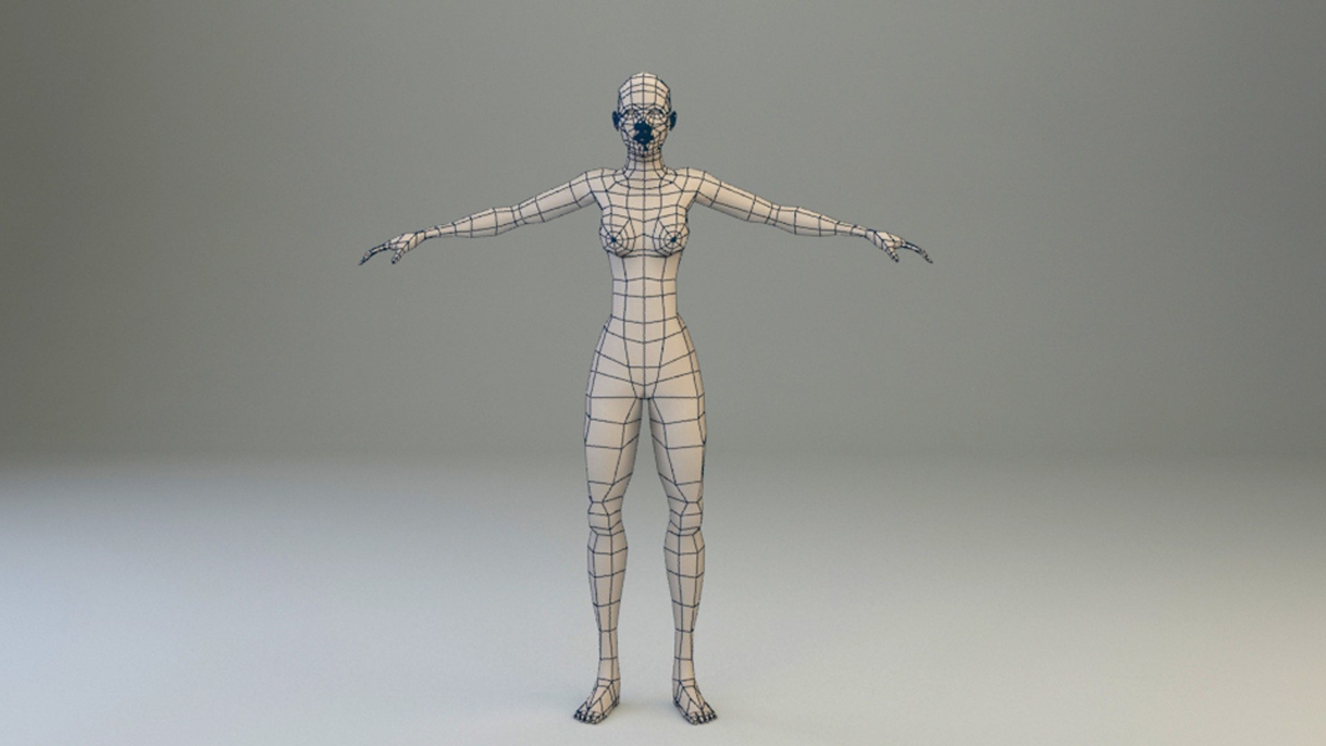 3d model female mesh