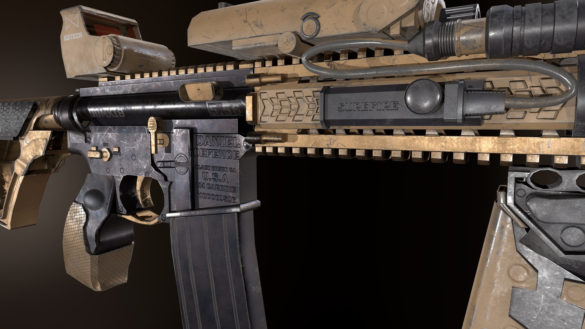 Weapon Gun 3D Model - TurboSquid 1619524