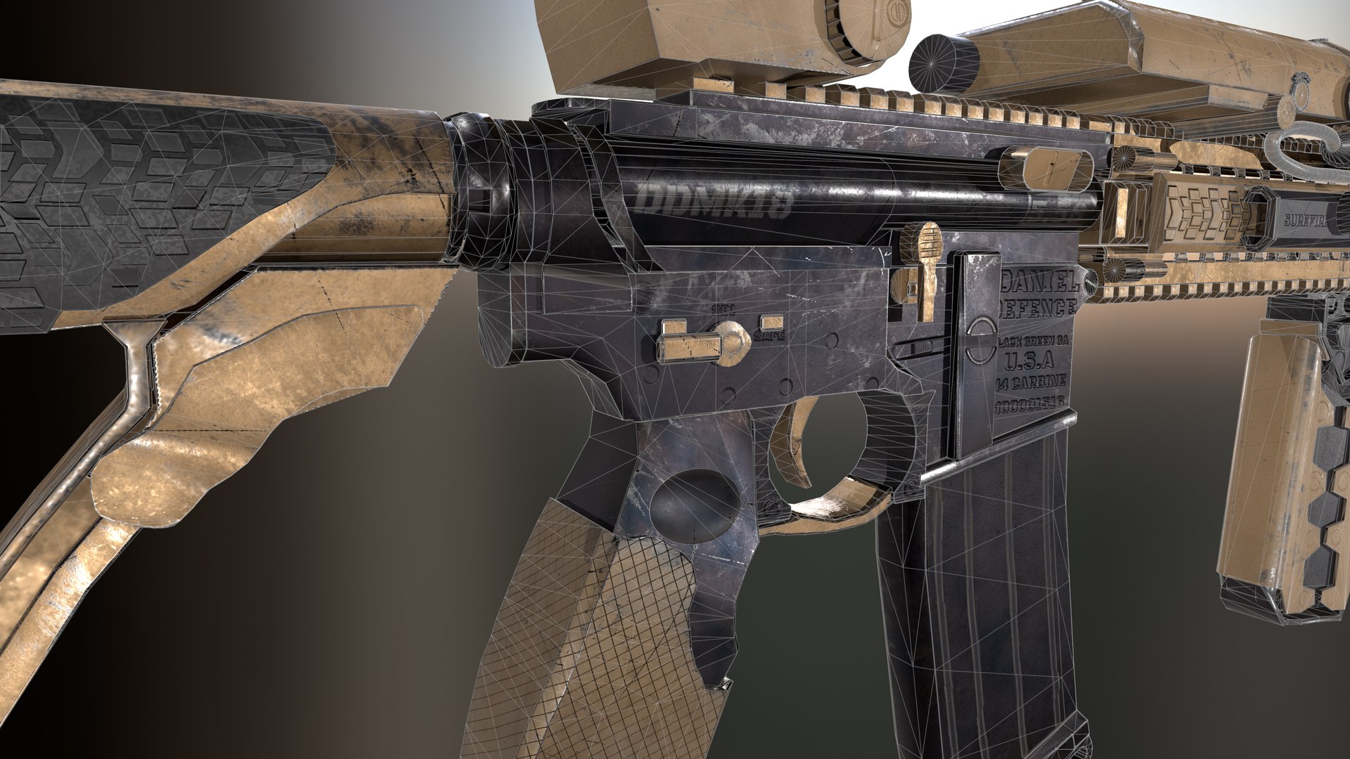 Weapon Gun 3D Model - TurboSquid 1619524