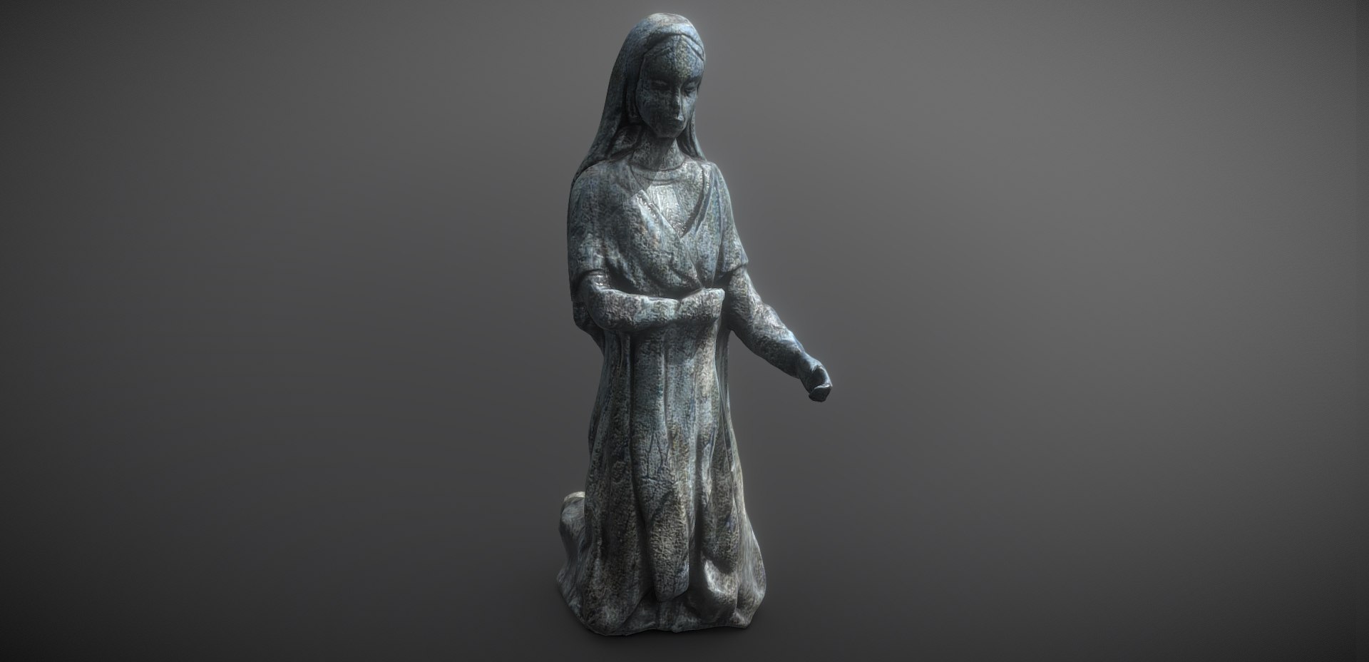 3D cemetery statue model - TurboSquid 1549093