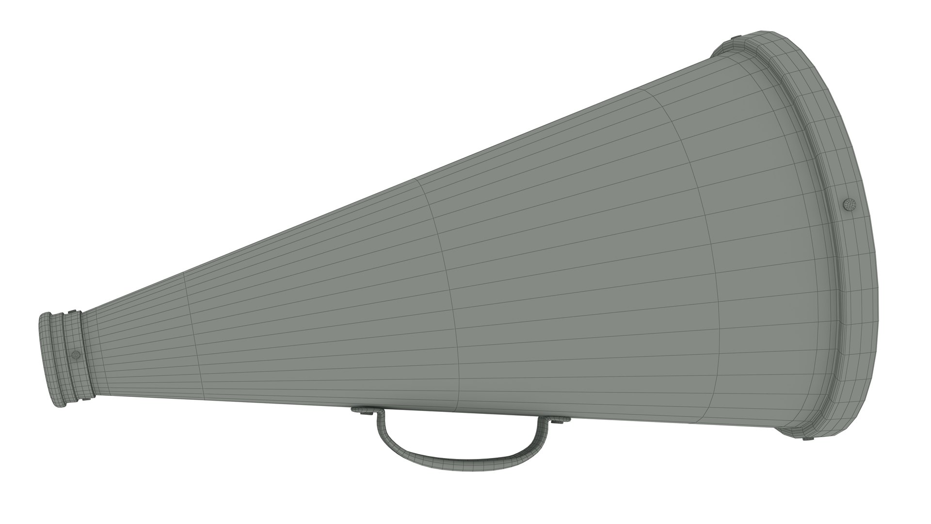 3D Film Megaphone Red - TurboSquid 2235188