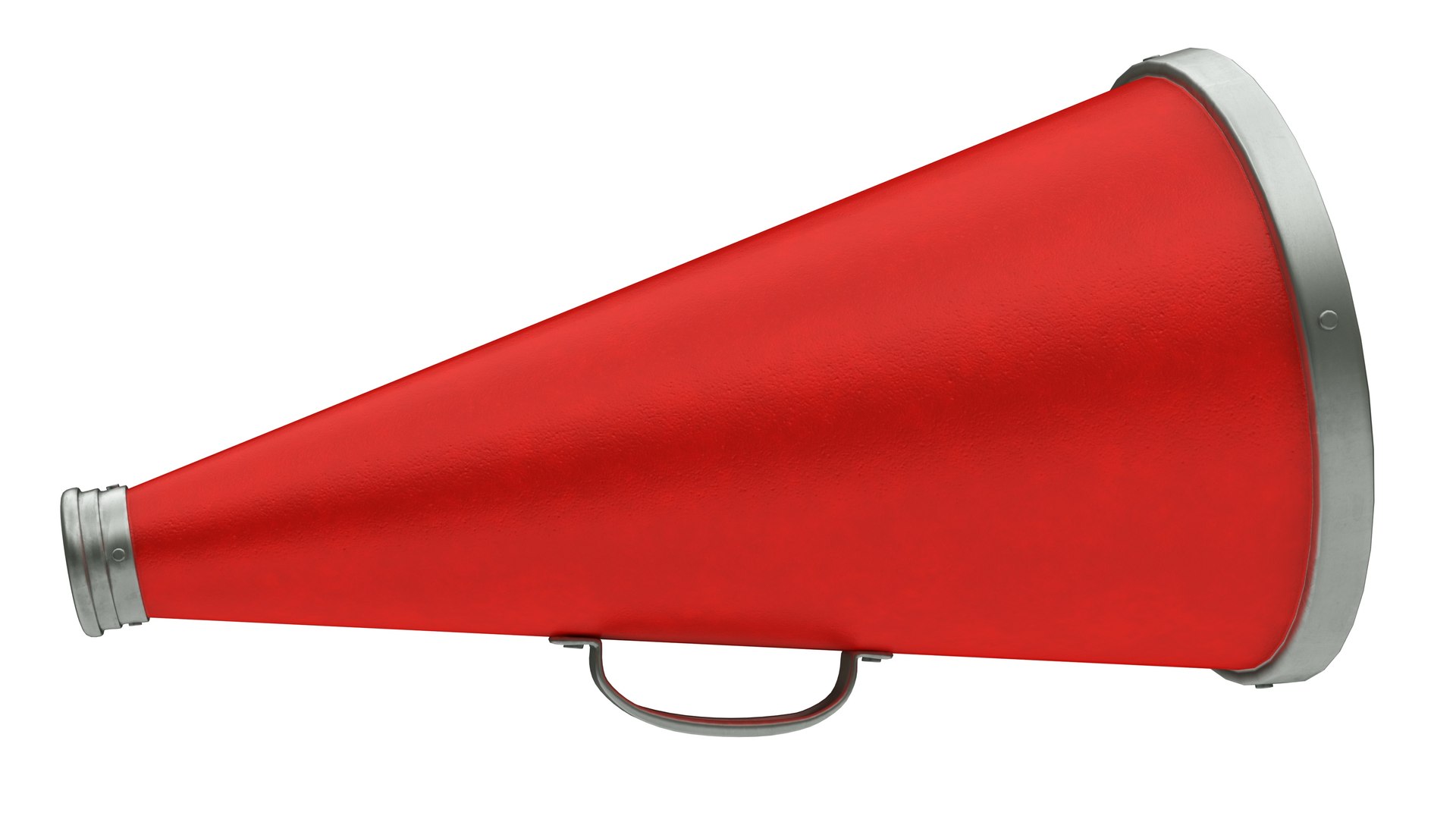 3D Film Megaphone Red - TurboSquid 2235188