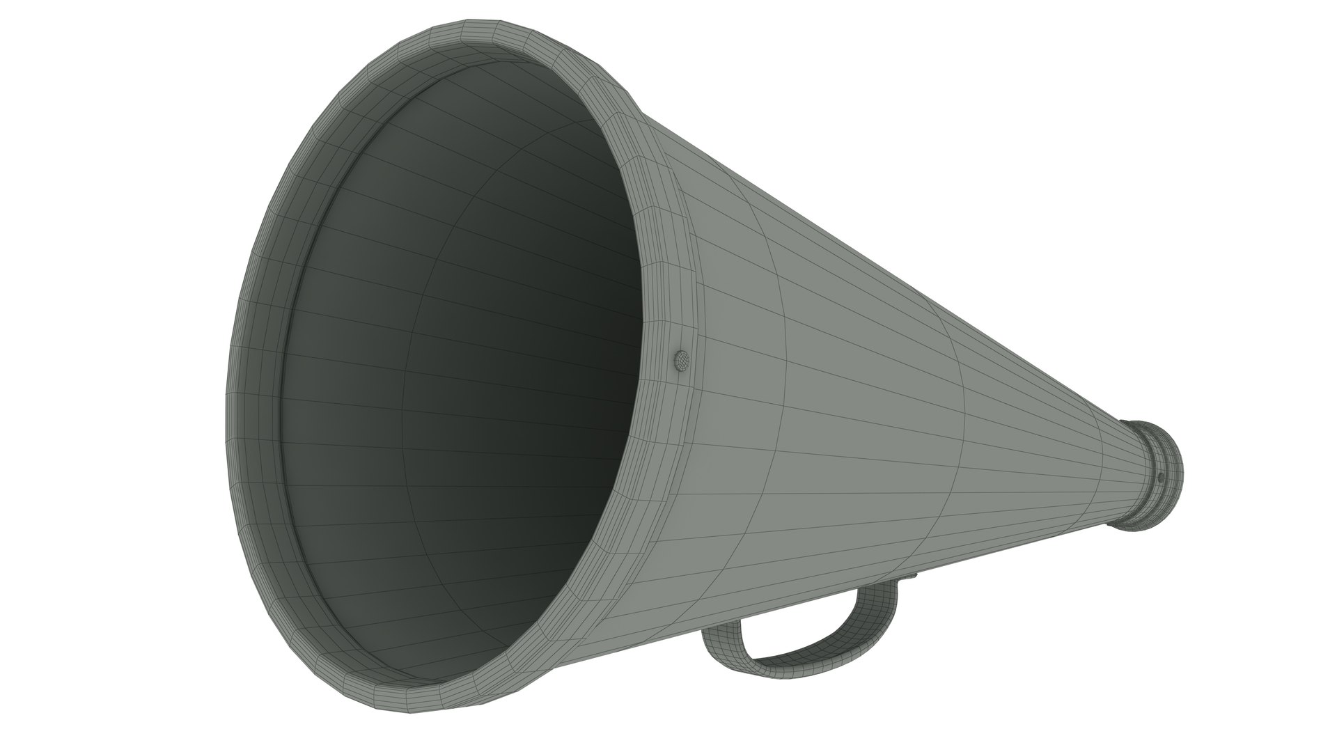 3D Film Megaphone Red - TurboSquid 2235188