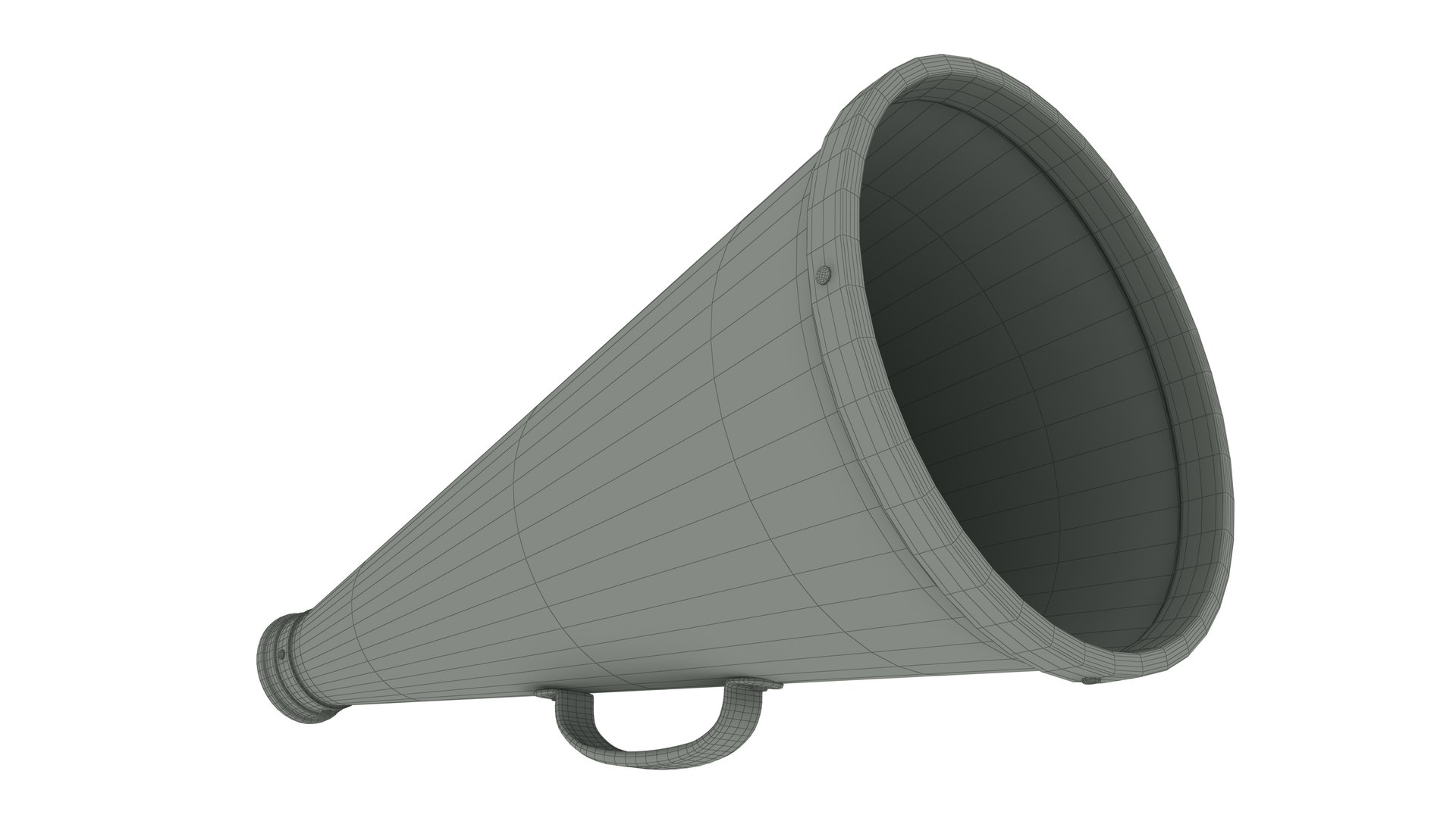 3D Film Megaphone Red - TurboSquid 2235188