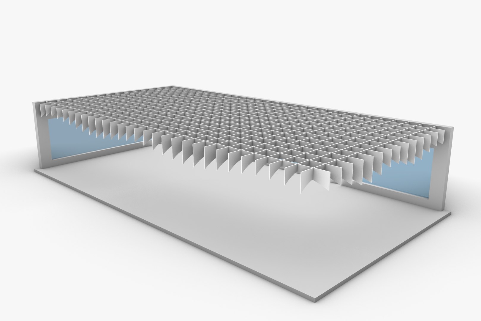 3D Parametric Wavy Waffle Structure - TurboSquid 2026535