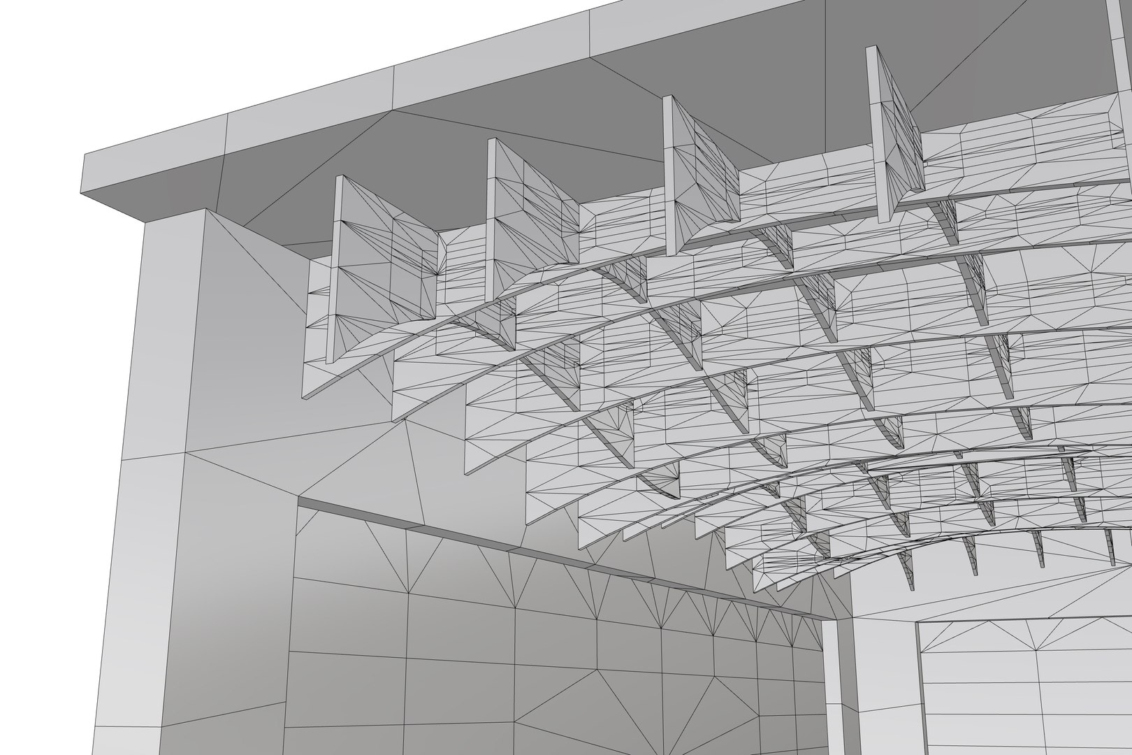 3D Parametric Wavy Waffle Structure - TurboSquid 2026535