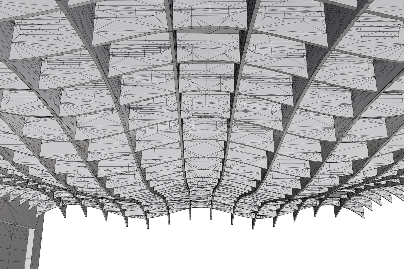 3D Parametric Wavy Waffle Structure - TurboSquid 2026535