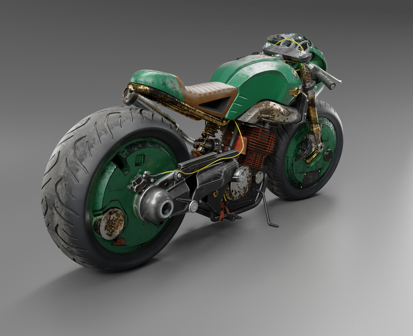 3D motorbike motorcycle - TurboSquid 1683881