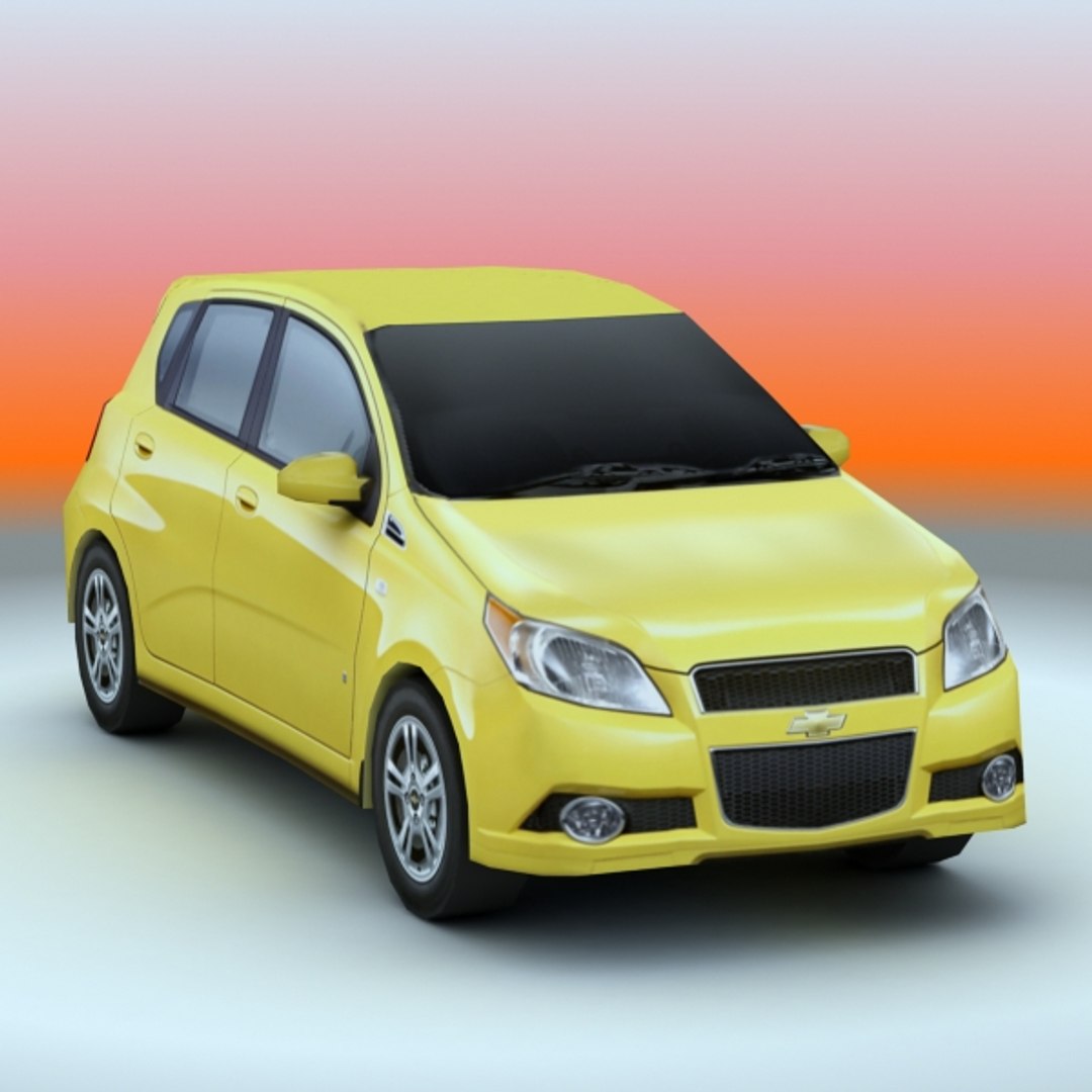 2009 Chevrolet Aveo 5th 3d Model