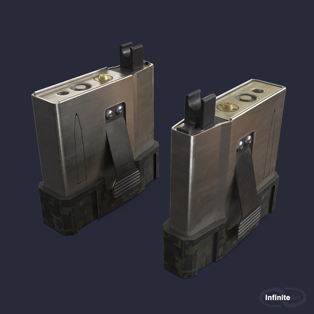 3D Rifle Magazine Model - TurboSquid 1867351