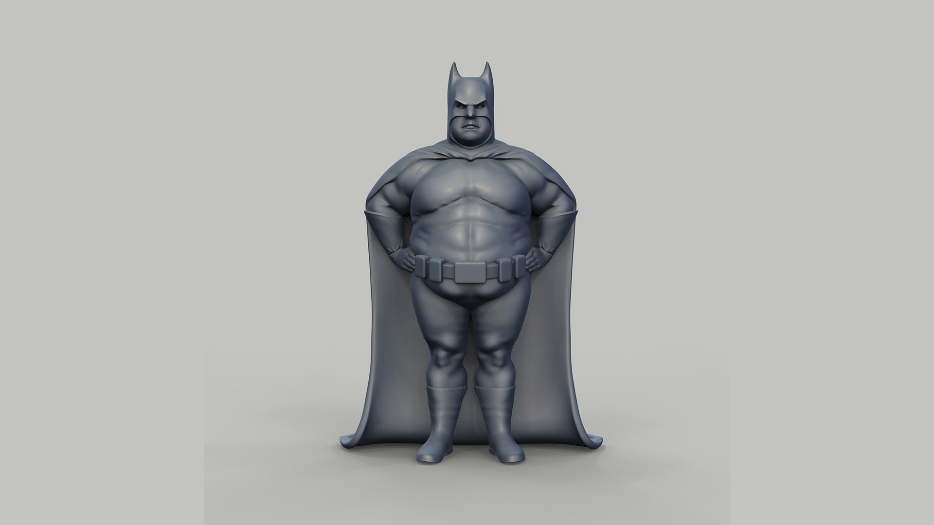 Fat Batman Model - TurboSquid 2457509