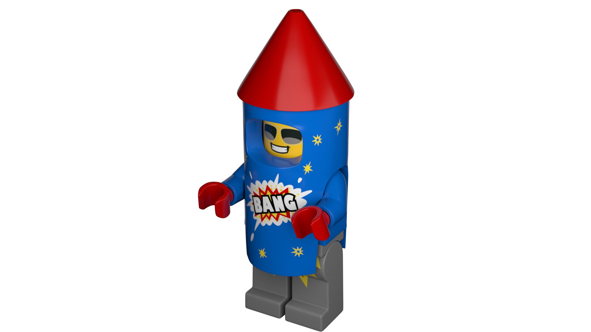 Lego Fireworks Guy 3d Model 3D - TurboSquid 1733122