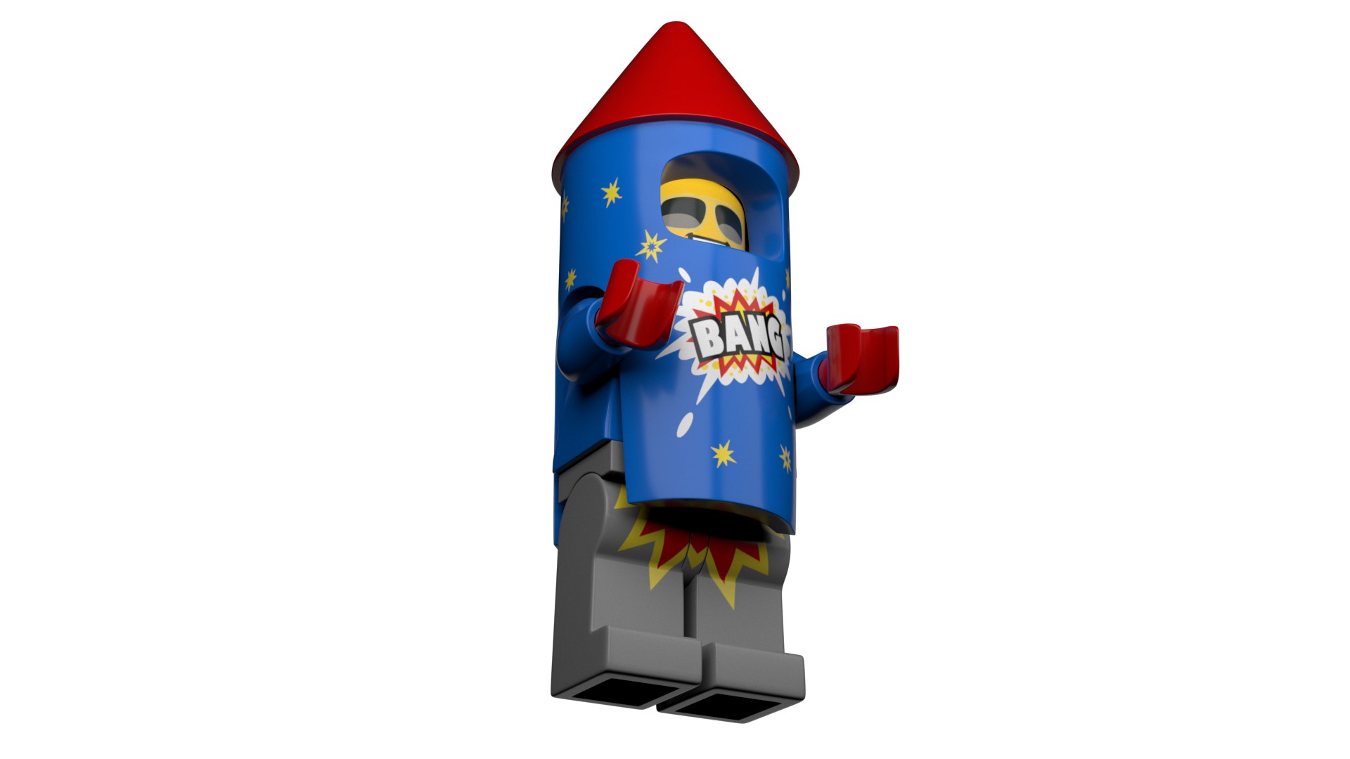 Lego Fireworks Guy 3d Model 3D - TurboSquid 1733122