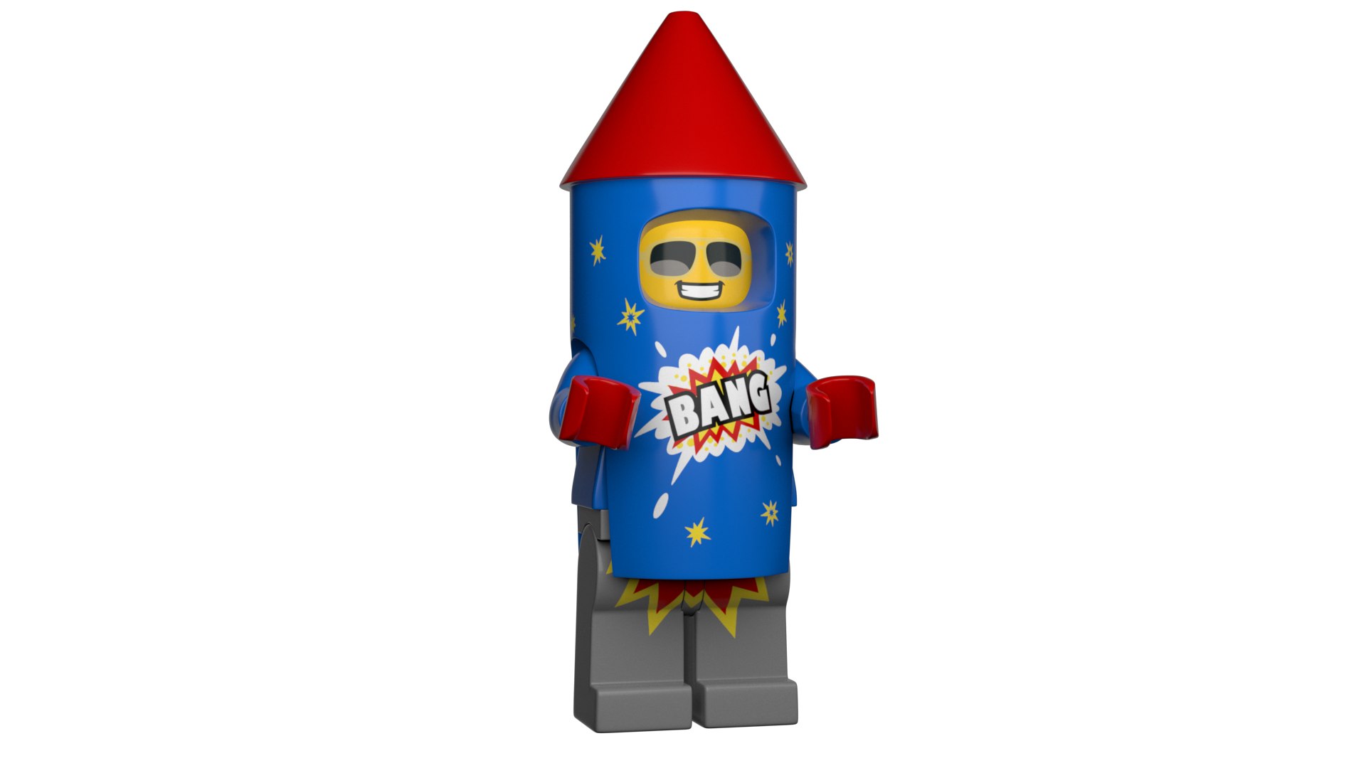 Lego Fireworks Guy 3d Model 3D - TurboSquid 1733122