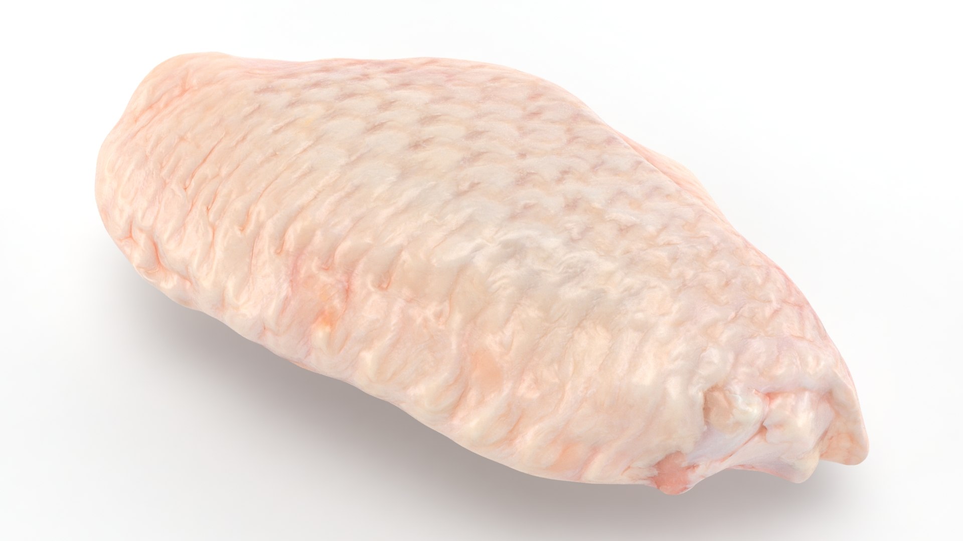 Fresh Raw Chicken Middle Wing v1 3D model - TurboSquid 2056939