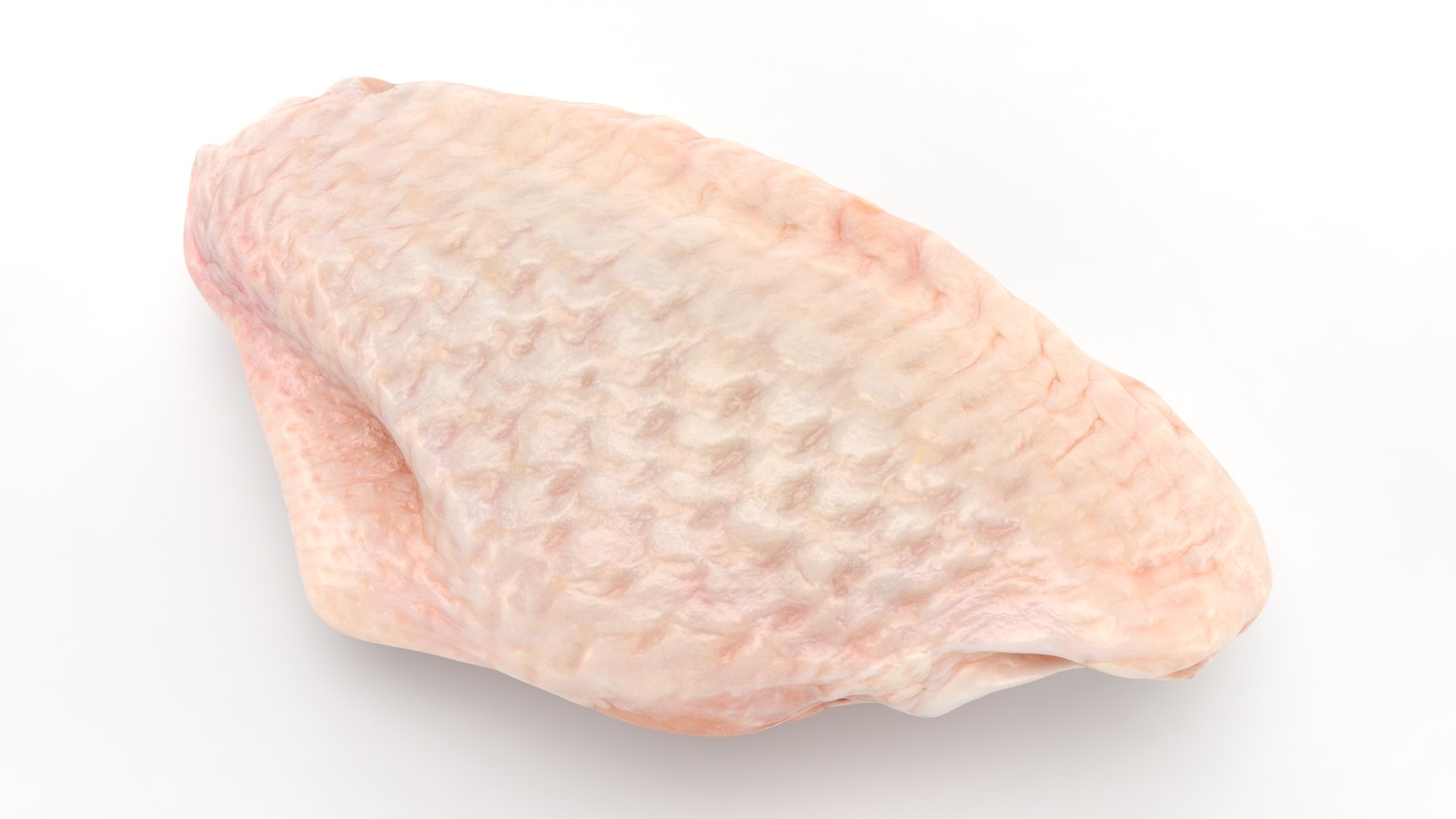 Fresh Raw Chicken Middle Wing v1 3D model - TurboSquid 2056939