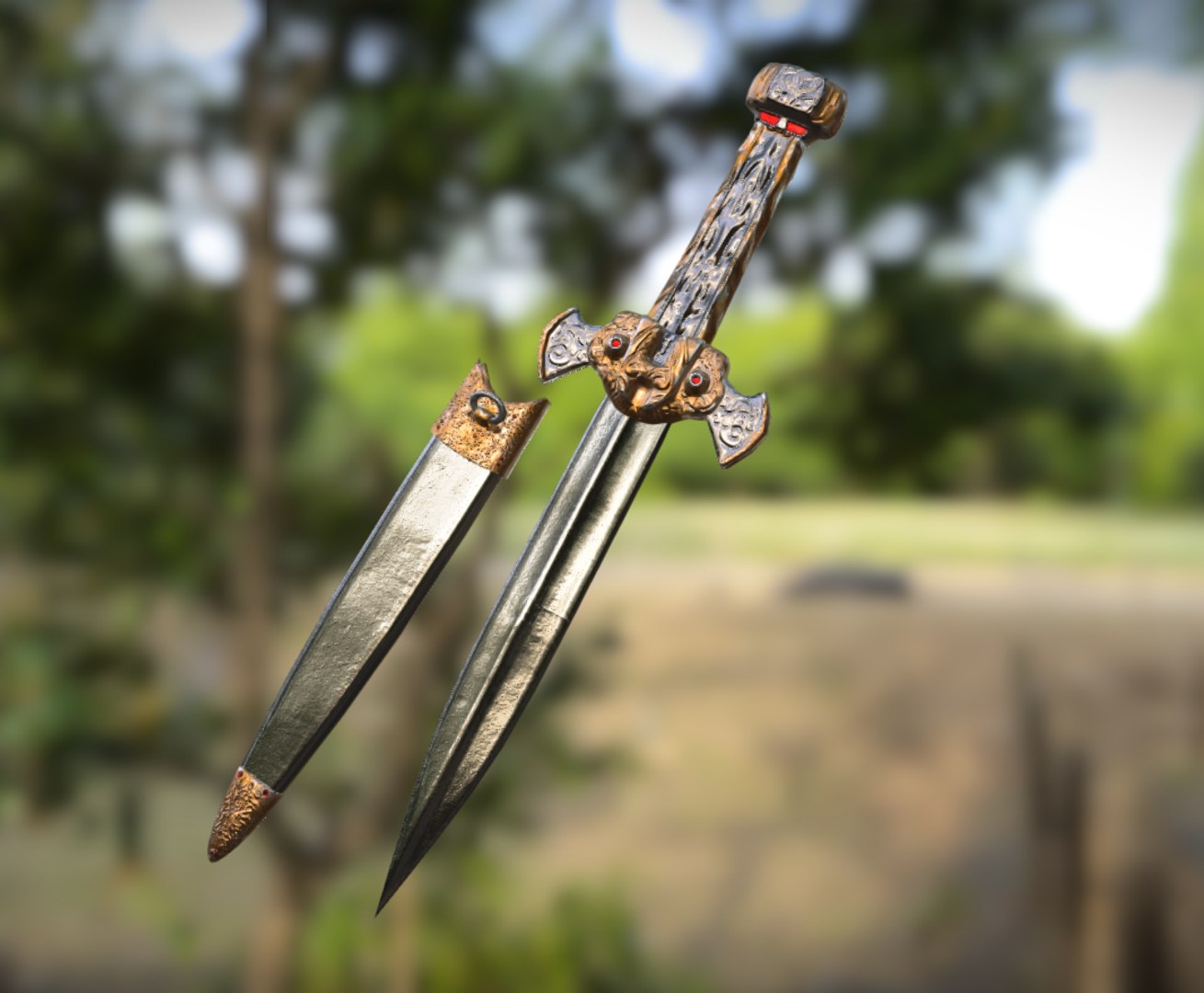 Roman dagger 3D - TurboSquid 1575878
