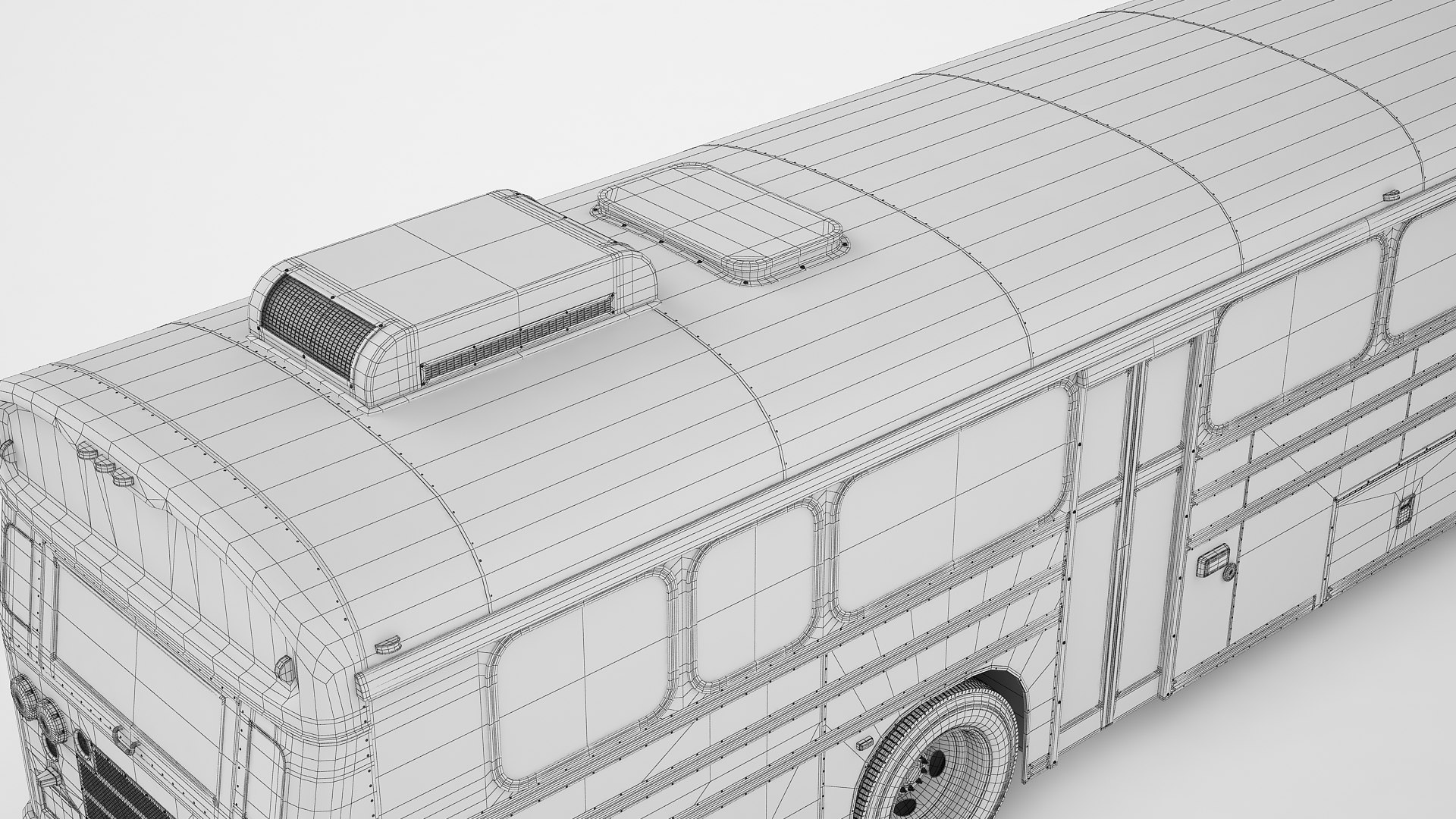 3D Model Bus 2000 Blue - TurboSquid 1614518