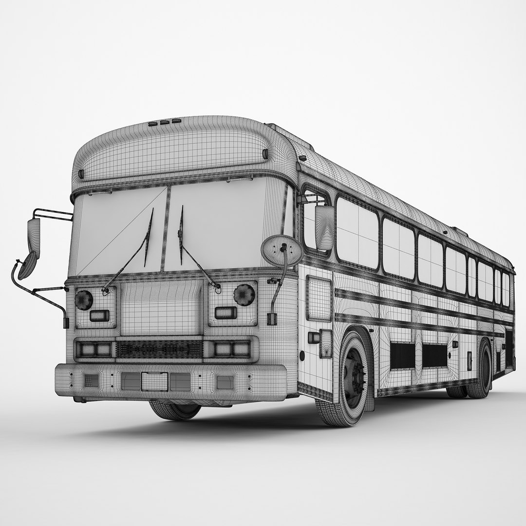 3D Model Bus 2000 Blue - TurboSquid 1614518