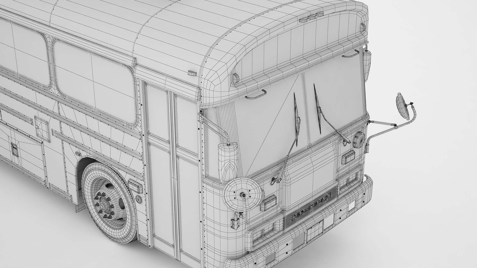 3D Model Bus 2000 Blue - TurboSquid 1614518