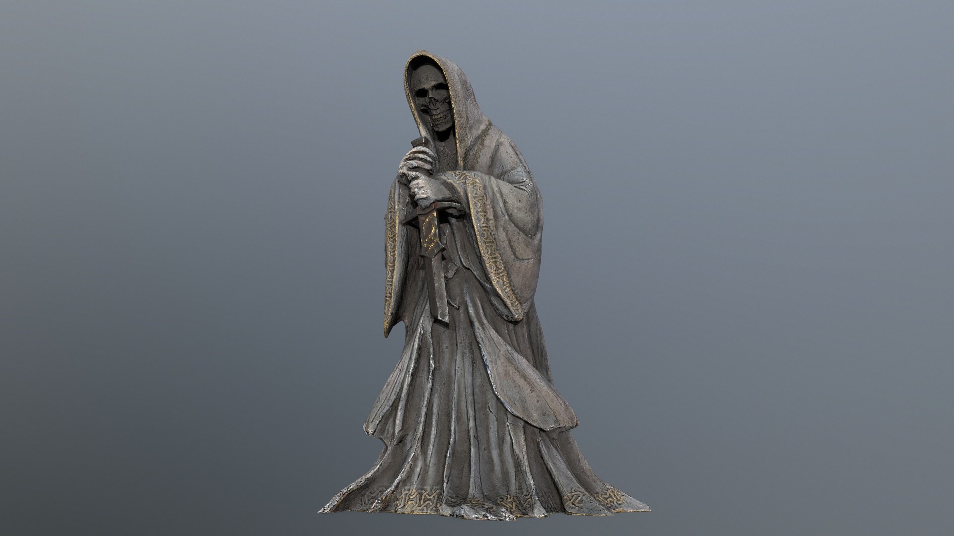 3D Model Dark Statue - TurboSquid 2364673