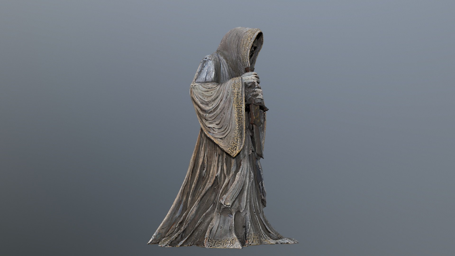 3D Model Dark Statue - TurboSquid 2364673