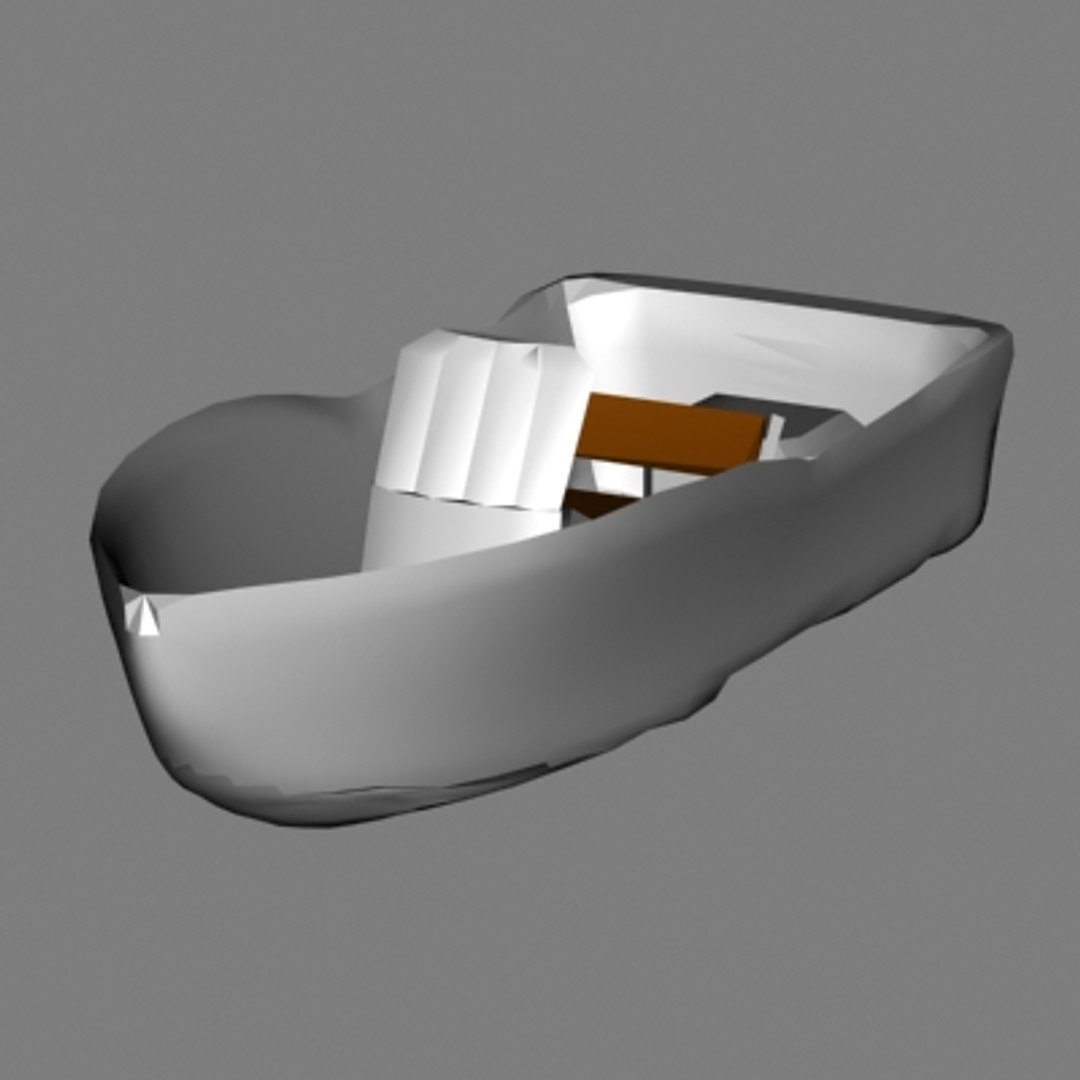 3d Model Motorboat Boat