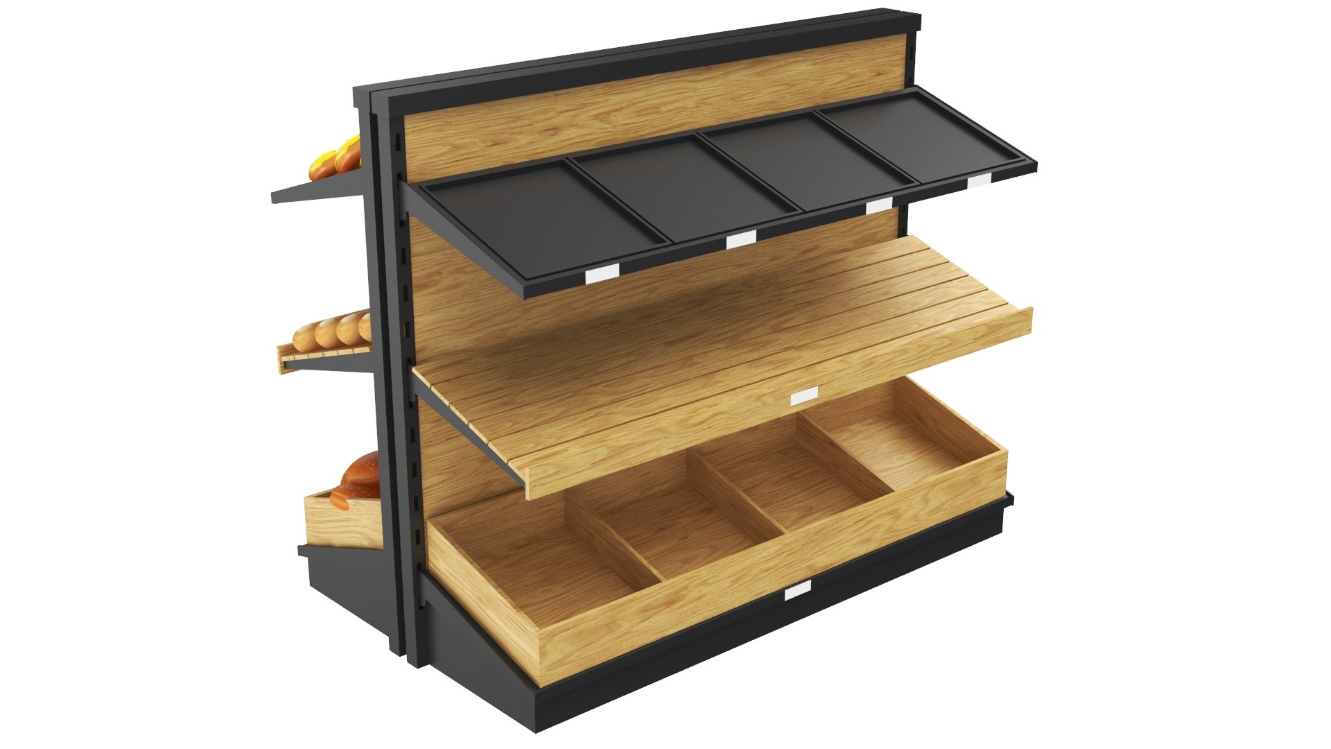 3D Real Bakery Display Model - TurboSquid 1493790