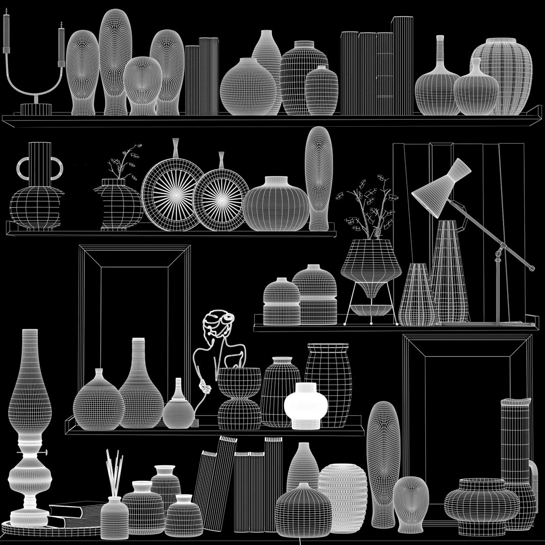 10 Decorative Set Collections Vol 2 3D - TurboSquid 1931560