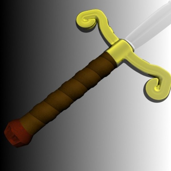 3d model sword hilt
