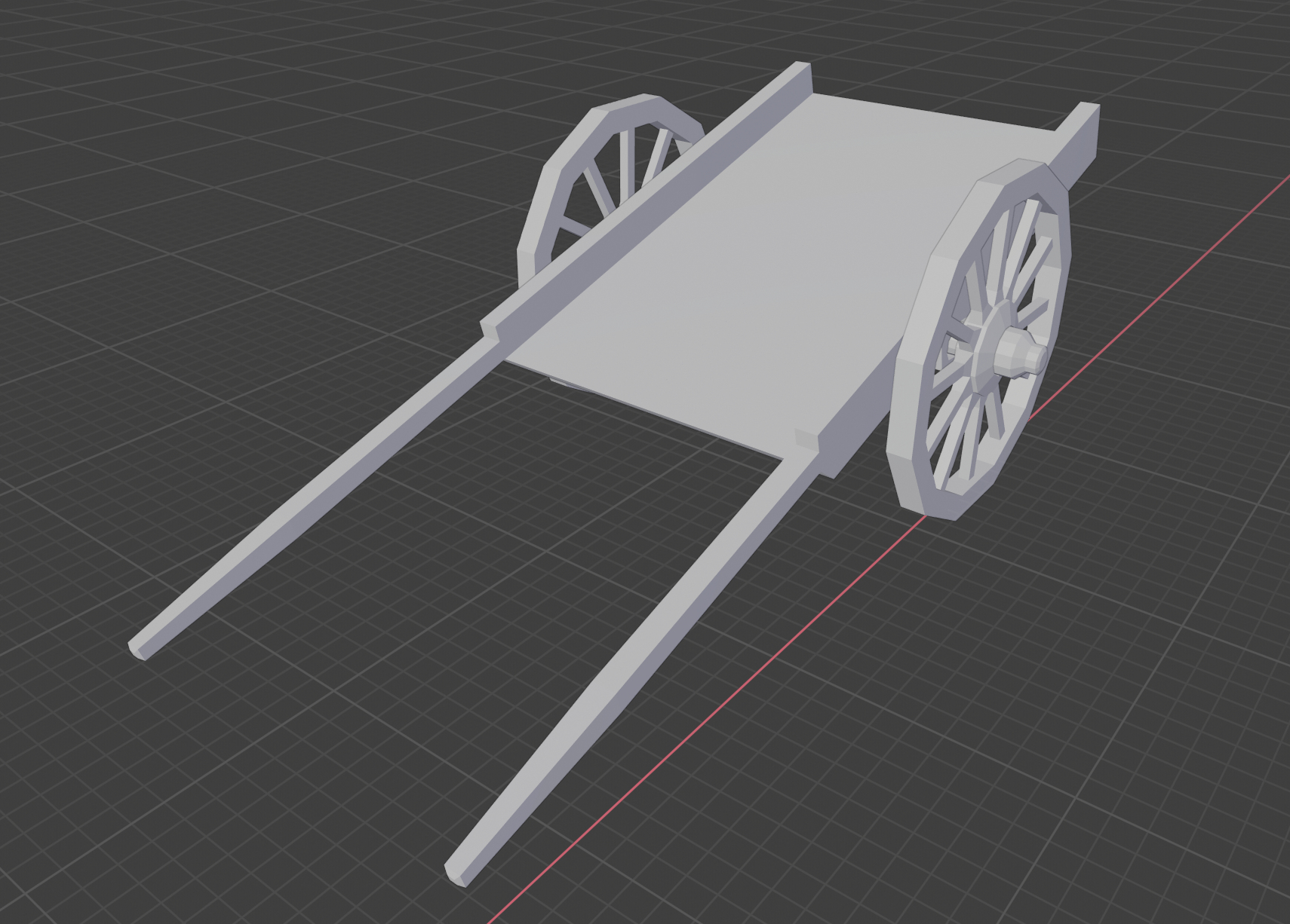 Free old wooden cart 3D model - TurboSquid 1374568