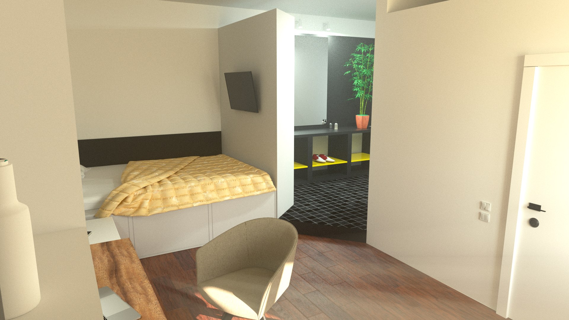 3D model studio room - TurboSquid 1384596