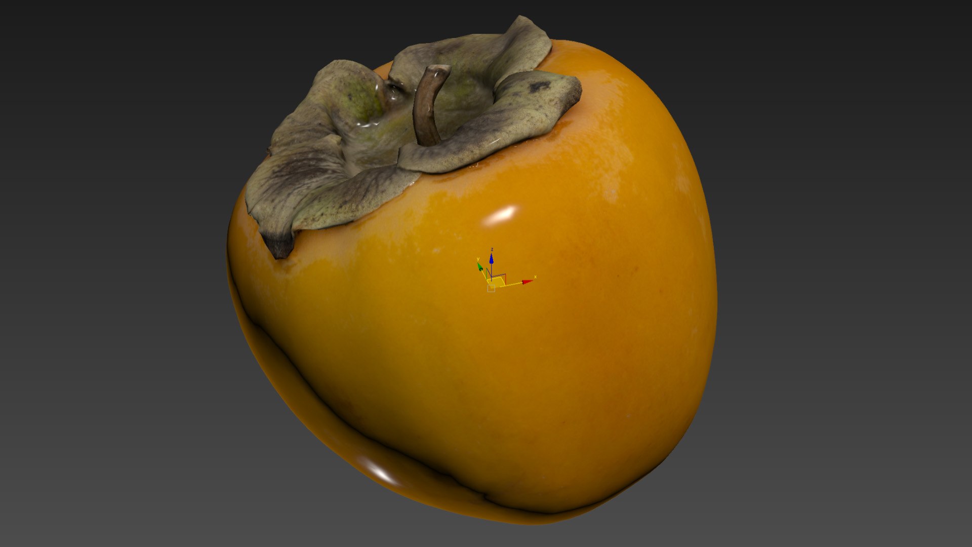 Persimmon Scanned 4k 3D Model - TurboSquid 1859668