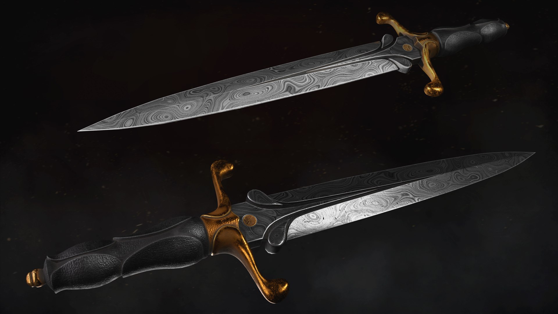 Medieaval Dagger 3D Model - TurboSquid 1833689