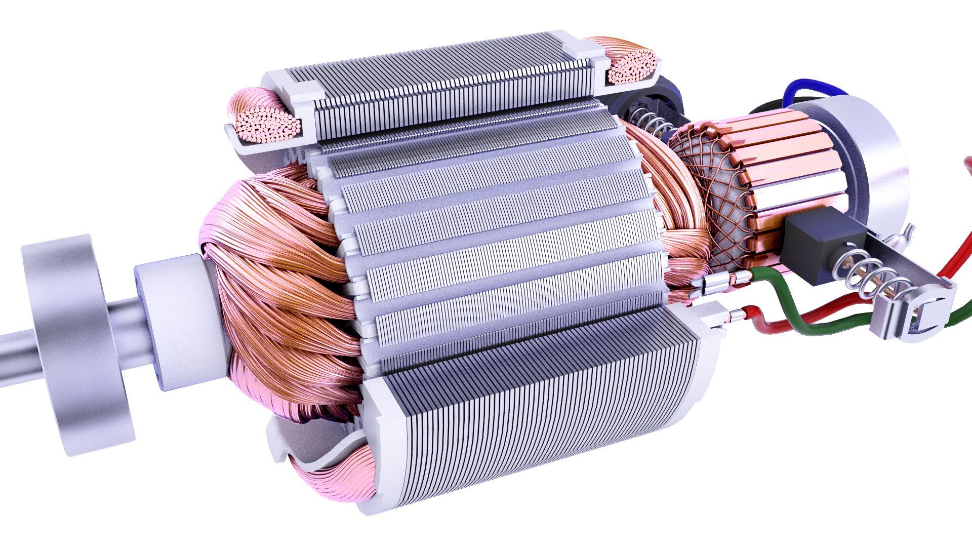 Electric Motor Parts Diagram 36 3D model - TurboSquid 1999745