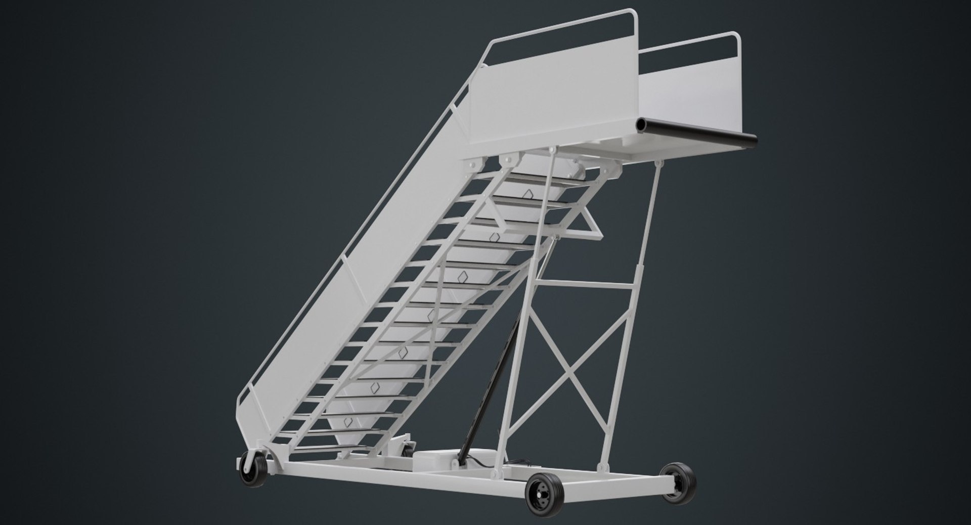 Airplane Stairs 1a 3D Model - TurboSquid 1331686