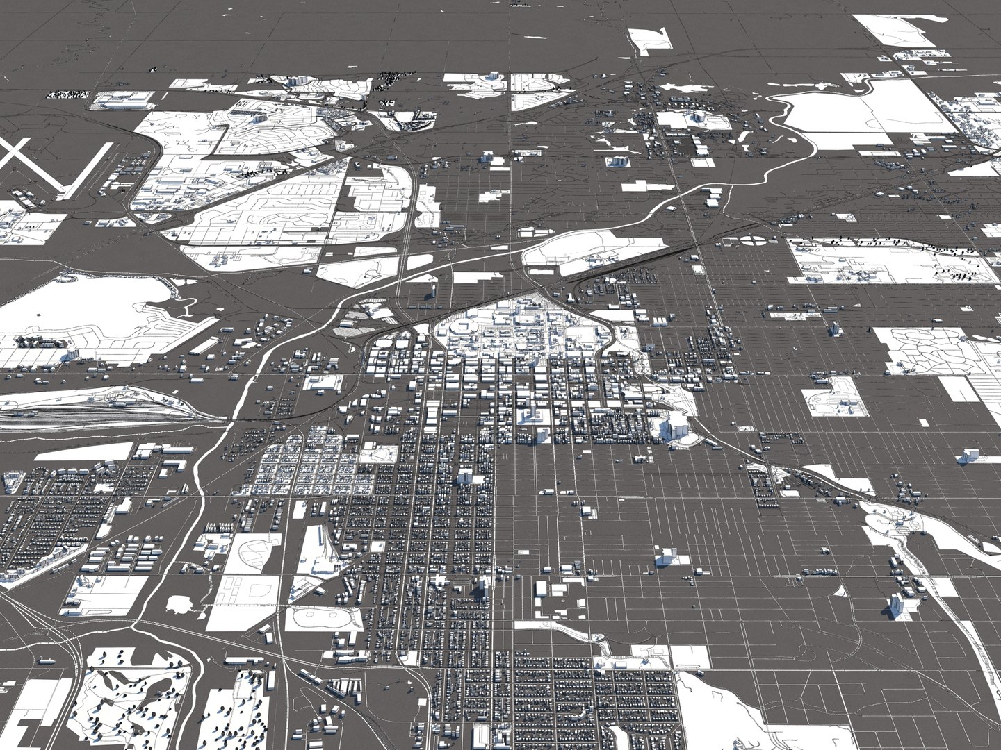 Buildings houses maps 3D - TurboSquid 1613928